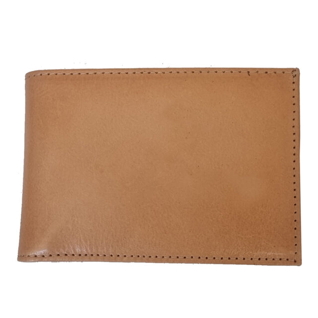 Leather Wallet for Men & Women - Natural - Melissinos Art